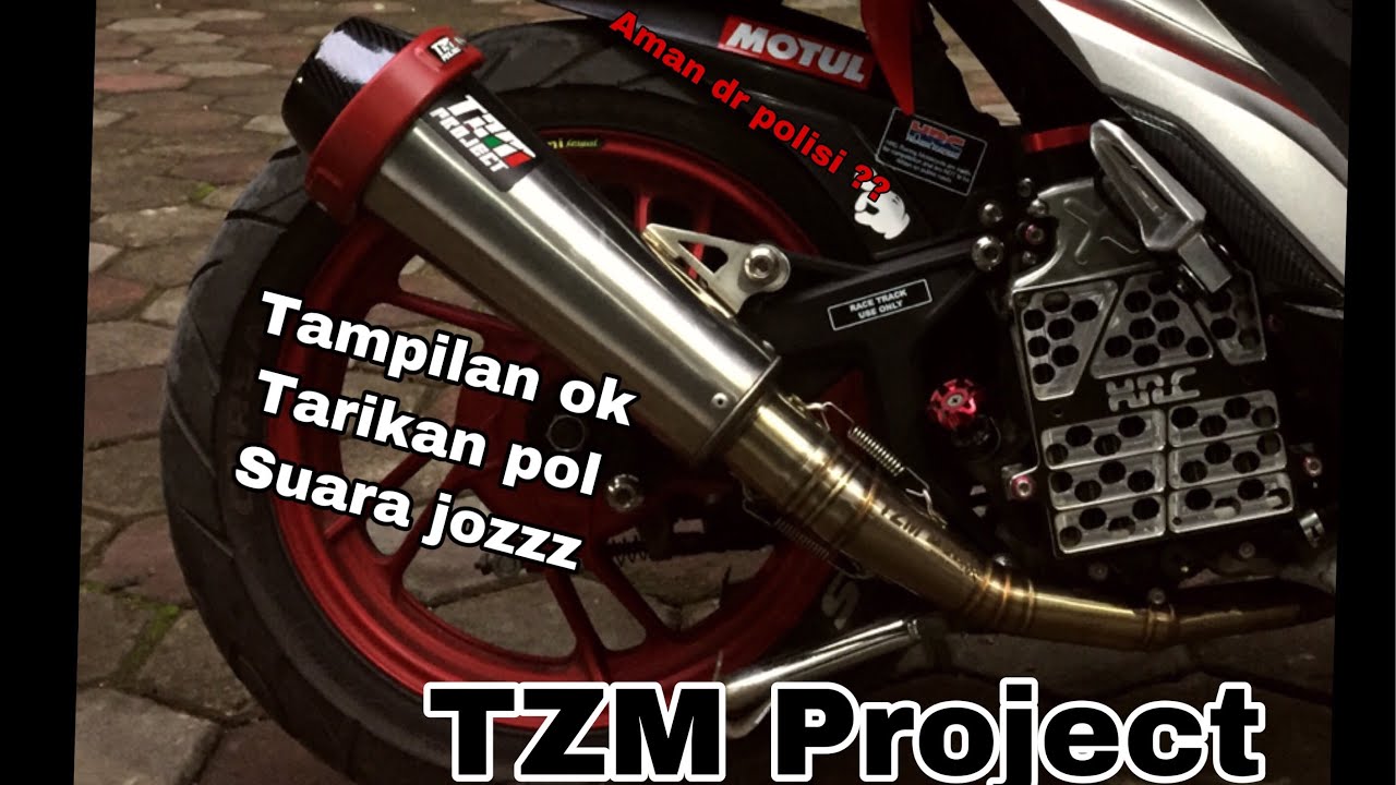 Review Knalpot TZM Project di all new Vario 150cc - YouTube