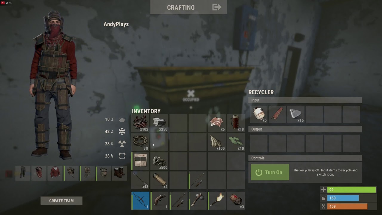 The life of a solo rust player. - YouTube