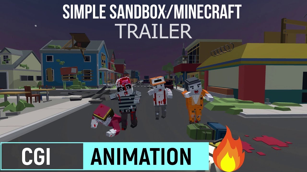 Advance-Animation||Simple Sandbox 2||Minecraft|| Trailer-CGI - YouTube
