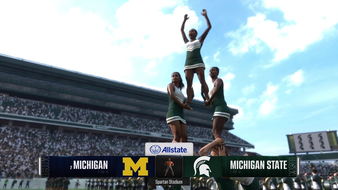 My CFB 25 Dynasty Journey: Season 6 - Week 11 @ Michigan State ...