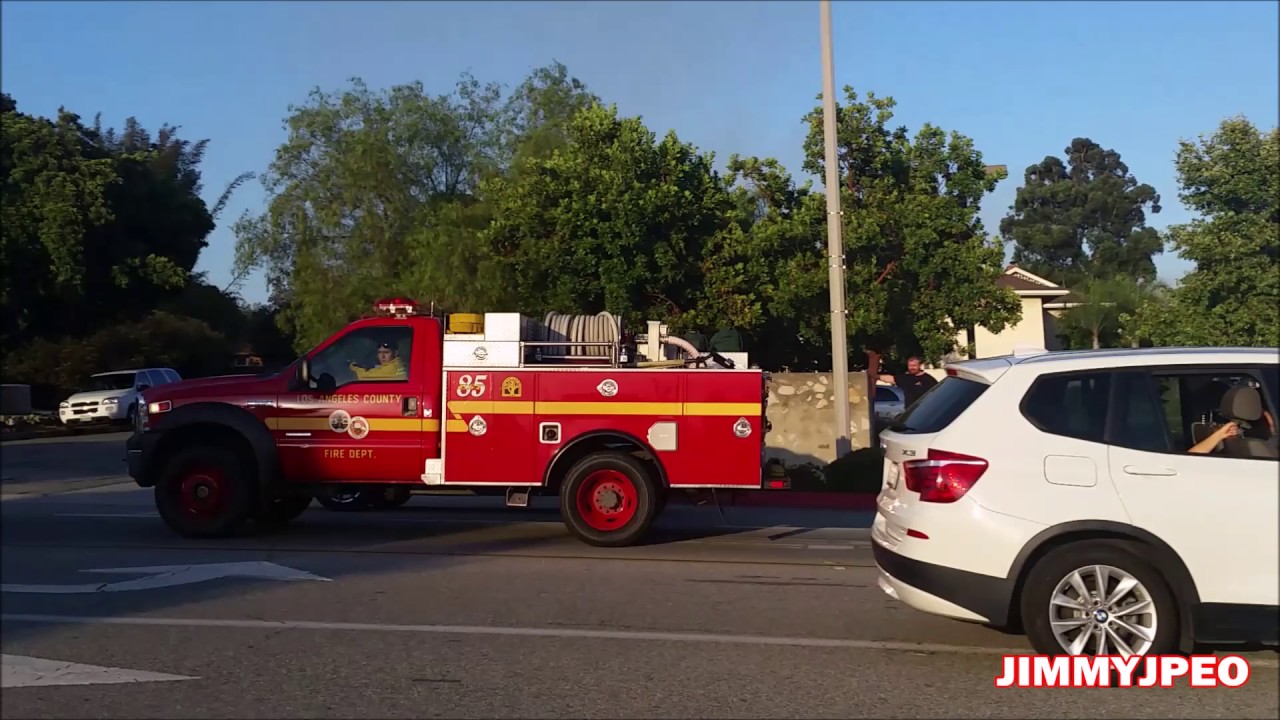 LACoFD EST 85 Responding - YouTube