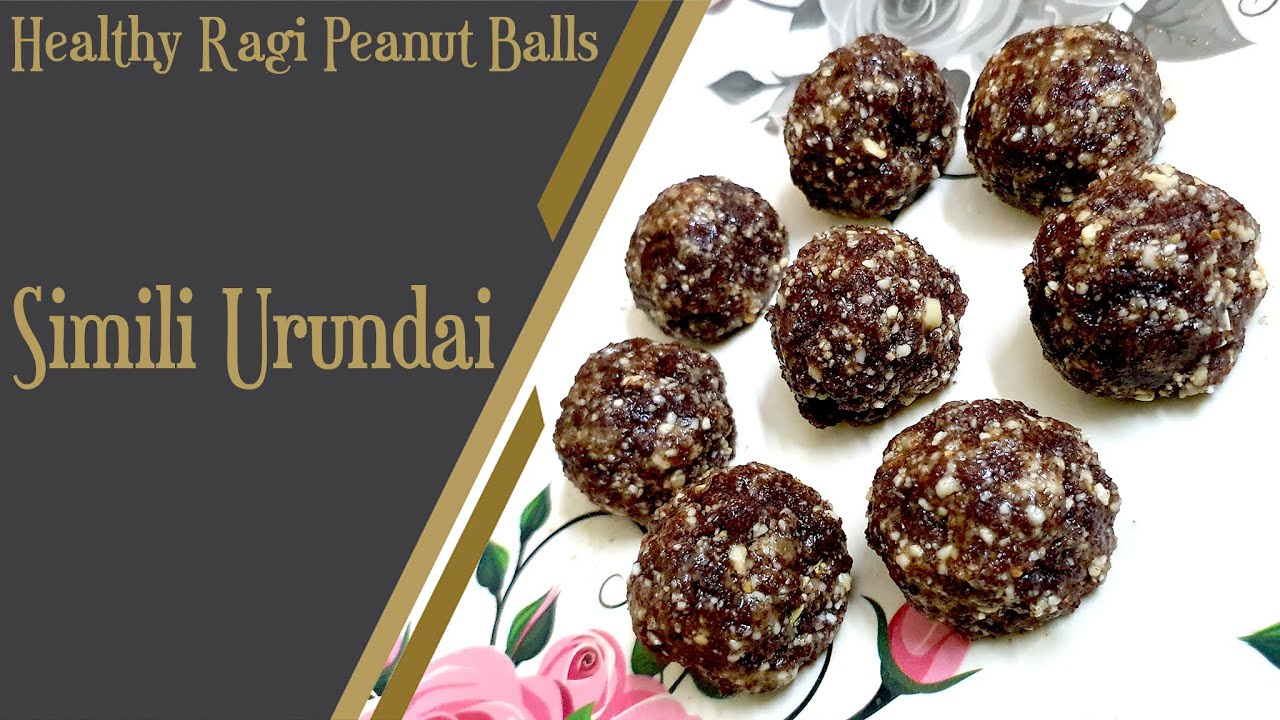 Simili urundai/Chimili urundai/Simili urundai in tamil/Ragi Peanut ...