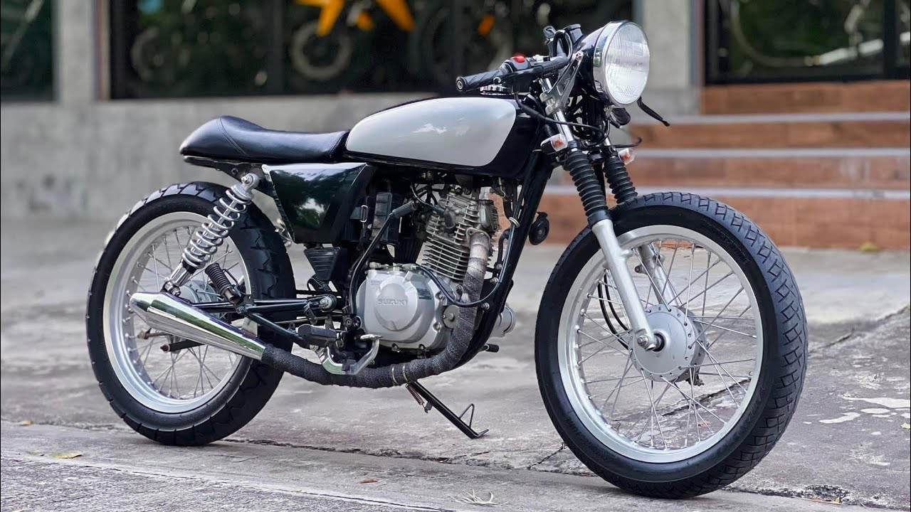 Suzuki GD110 ปี 2019 | แต่ง Cafe Racer หล่อมาก เล่มครบ - YouTube