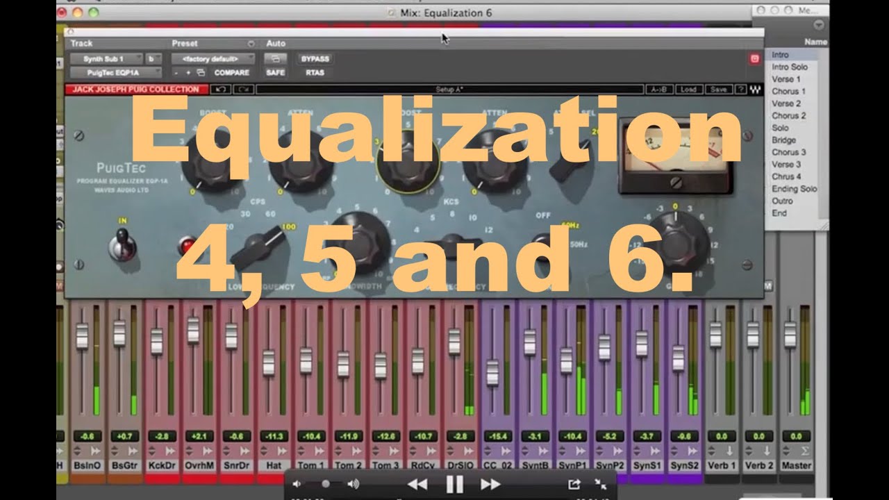 14 Mixing Example 2 Mapped to Work Files (Equalization 4 5 6.) 4 of 8 ...