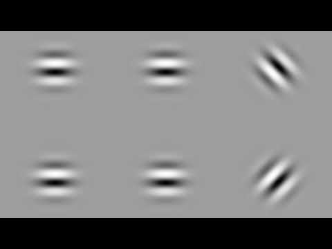 3 minutes gabor patches with ambient music | Eye exercises - YouTube