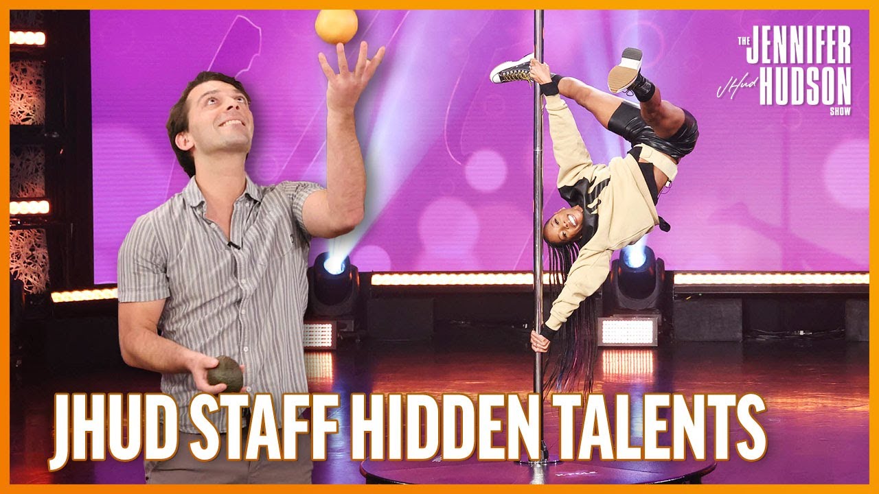 Jennifer Hudson Learns Staff Hidden Talents — 2 Truths & a Lie - YouTube