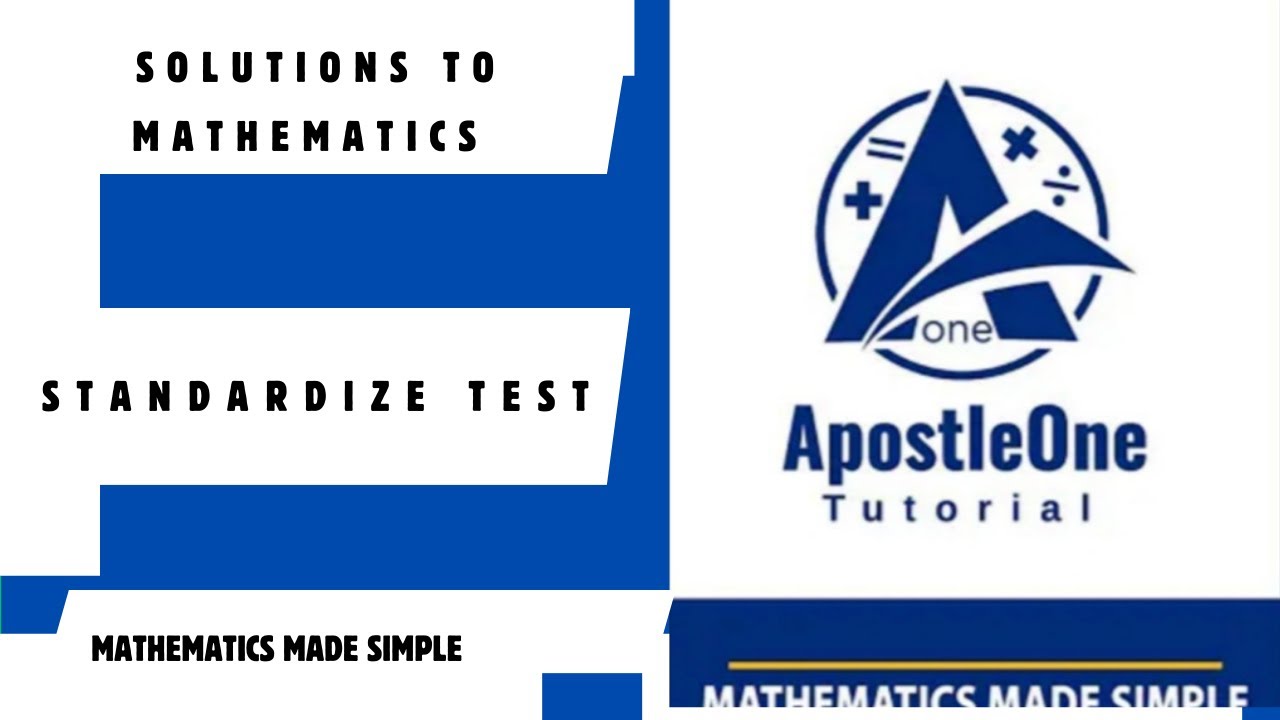 Question 10 |Mathematics Standardize Test One #tricks. #algebra #school ...