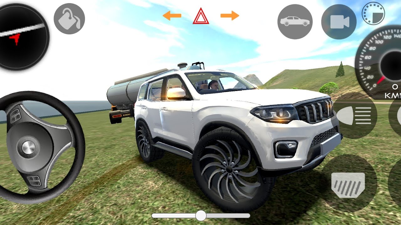 New Scorpio N Modified Car 🚗 driving village off roding Stunt - YouTube