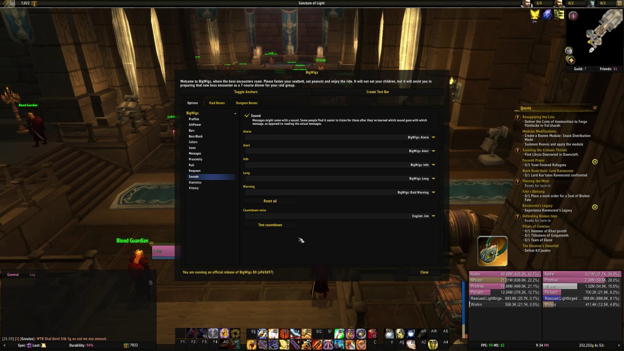 Most informative BigWigs countdown sound set available - YouTube