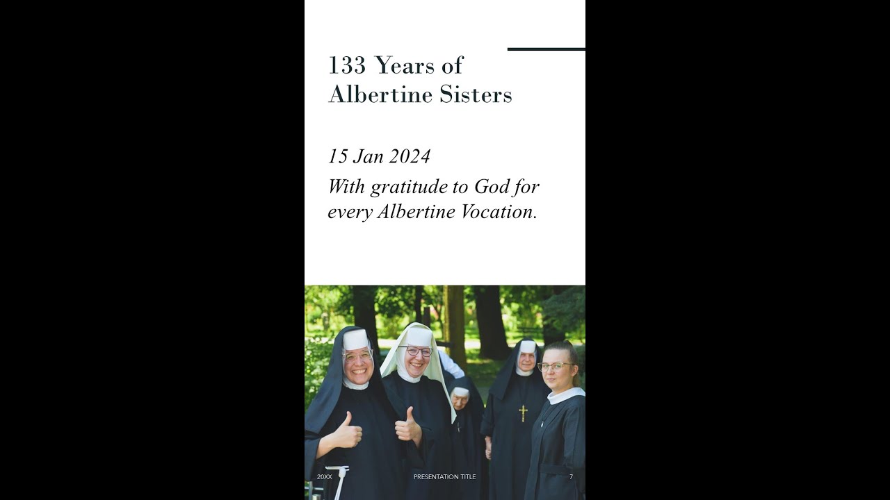 133 Years of Albertine Sisters - YouTube