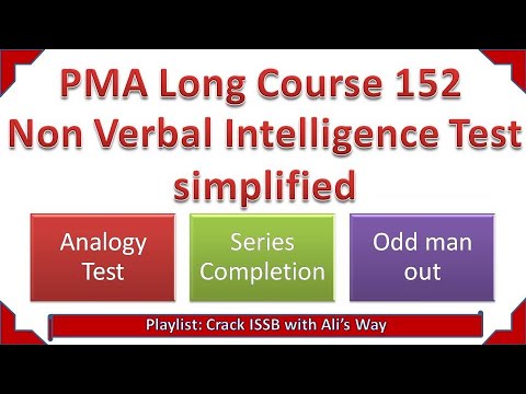 Non Verbal Intelligence Test Complete|PMA Long Course 152|Analogy ...