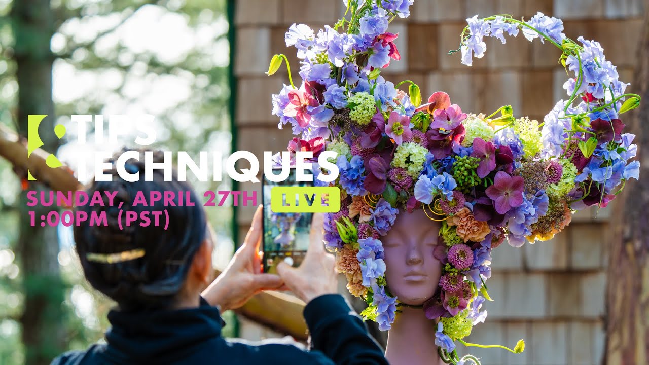 EPHEMERA: Creating One-of-a-kind Flower Crowns ! Tips & Techniques LIVE ...