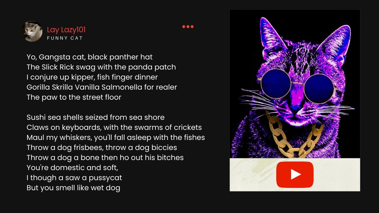 what is violent and aggressive Gangster Cat behaviour, MEOW !! - YouTube