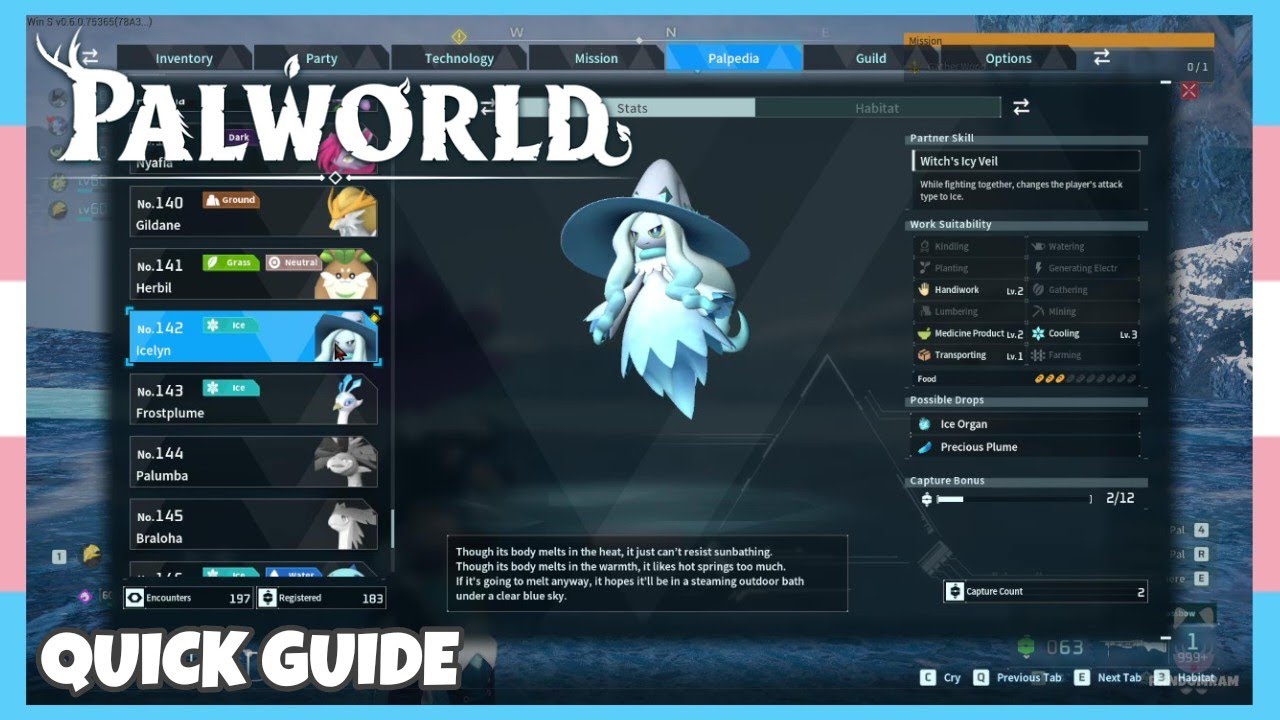 *New Pals* Where To Catch Icelyn In Palworld *Tides Of Terraria Update ...