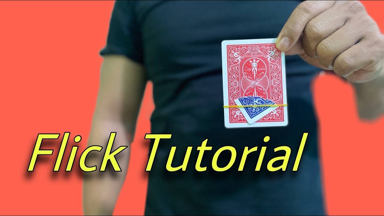 Flick Card Magic Tutorial REVEALED - YouTube