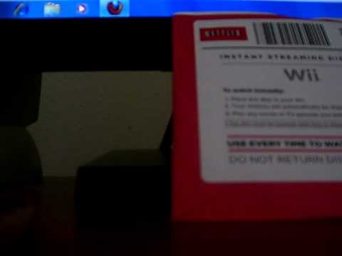 Showing and Installing the Netflix Disc for the Wii - YouTube