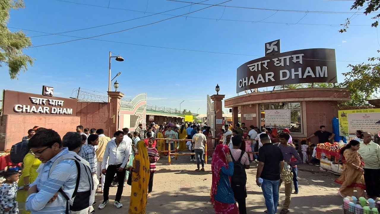 Char dham mandir | mathura vrindavan | photos video - YouTube