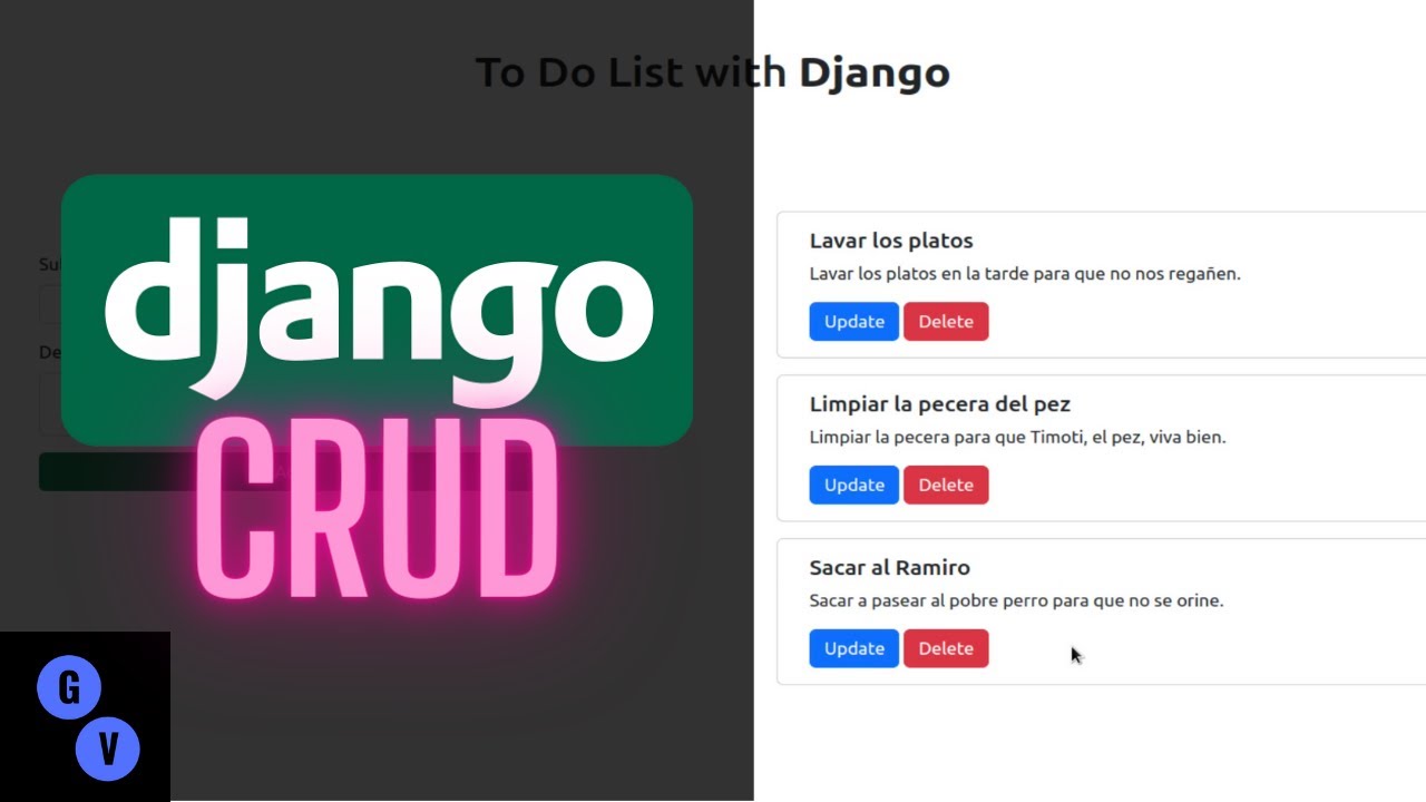 Aplicación CRUD con Django 2022 - Lista de Tareas con Django - YouTube