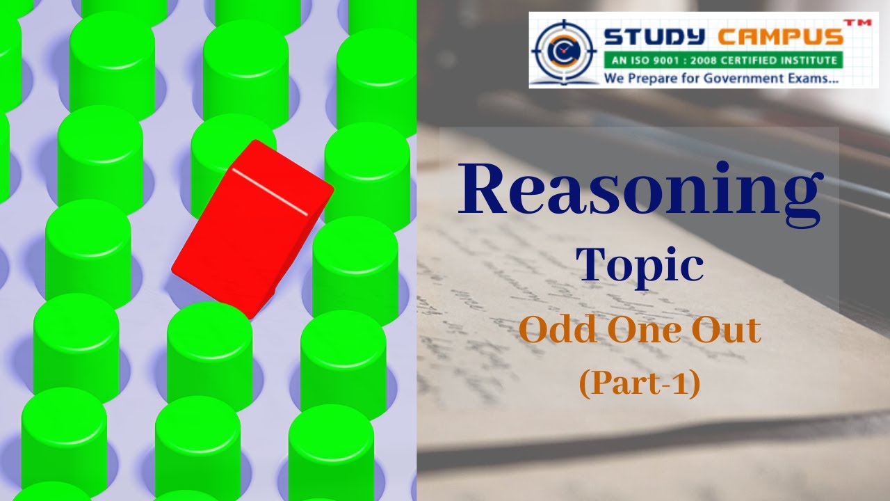 ODD ONE OUT Part- 1, Most Important Question For Competitive Exams ...