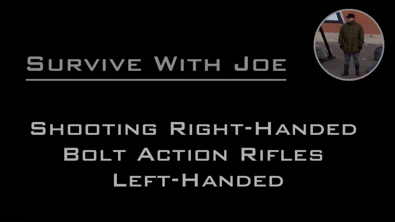 Shooting Right-Handed Bolt Action Rifles Left-Handed - YouTube