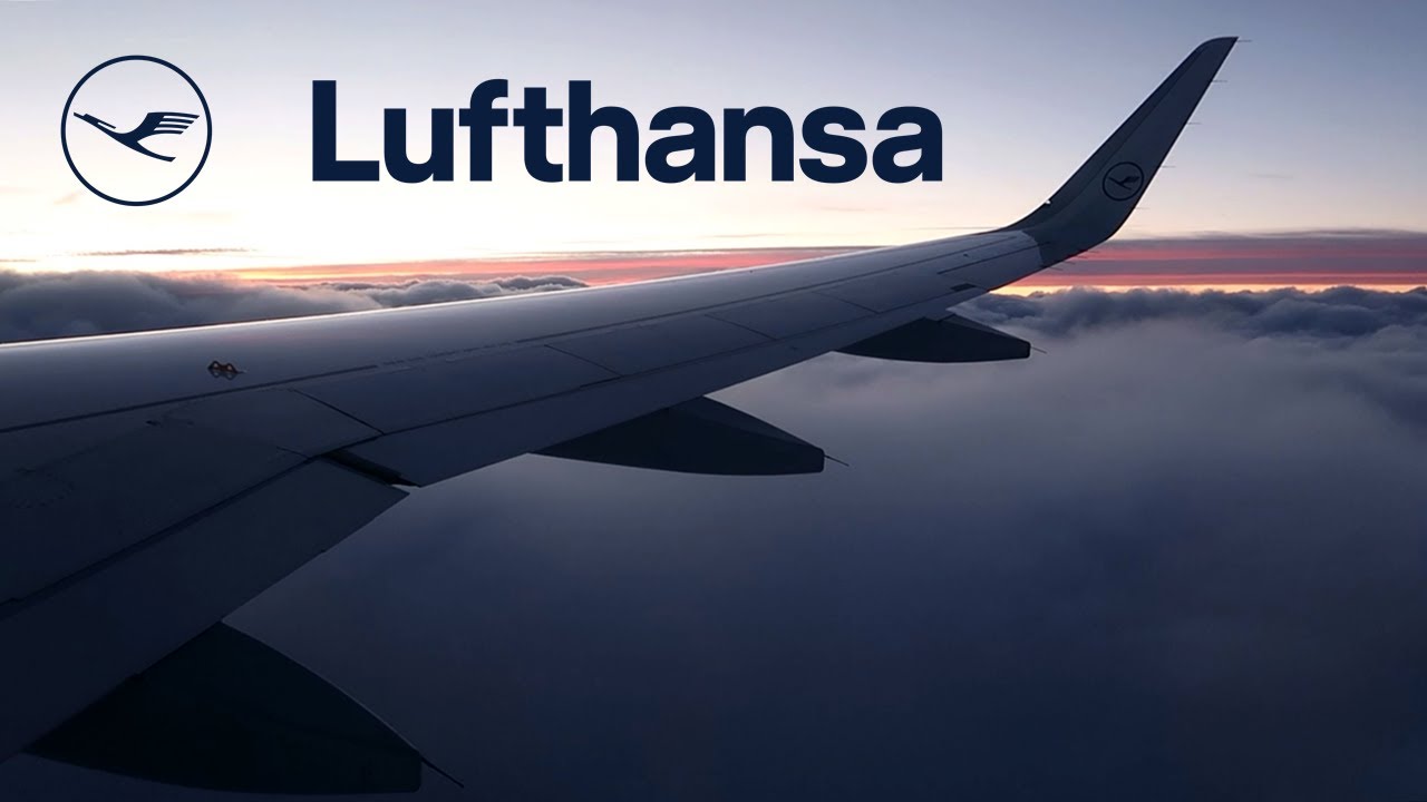 [Onboard] Lufthansa Airbus A320NEO *sunset* take off Berlin Tegel - YouTube