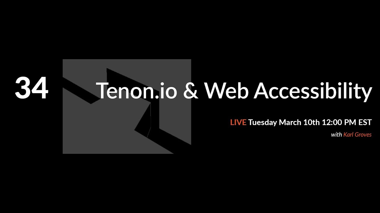 34: Tenon.io & Web Accessibility for Developers - YouTube