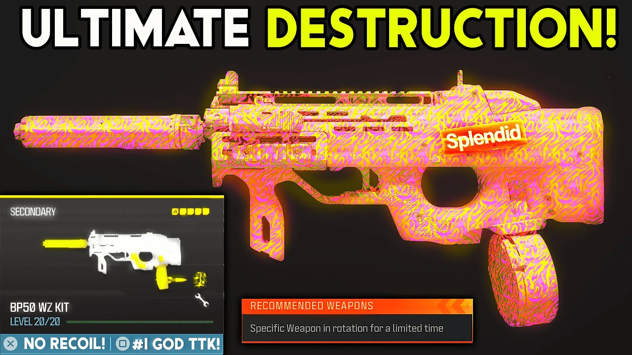 New SMG BP50 Loadout Meta is BUSTED in WARZONE UPDATE! 🤯 (Best BP50 ...