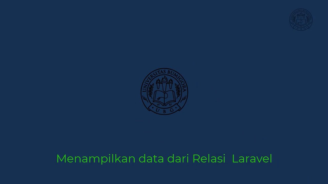 Laravel API - Menampilkan data beserta relasi Menggunakan Framework Laravel - YouTube