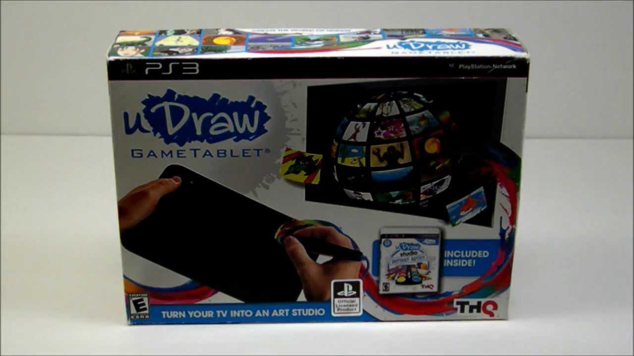 Udraw Game Tablet Unboxing - YouTube