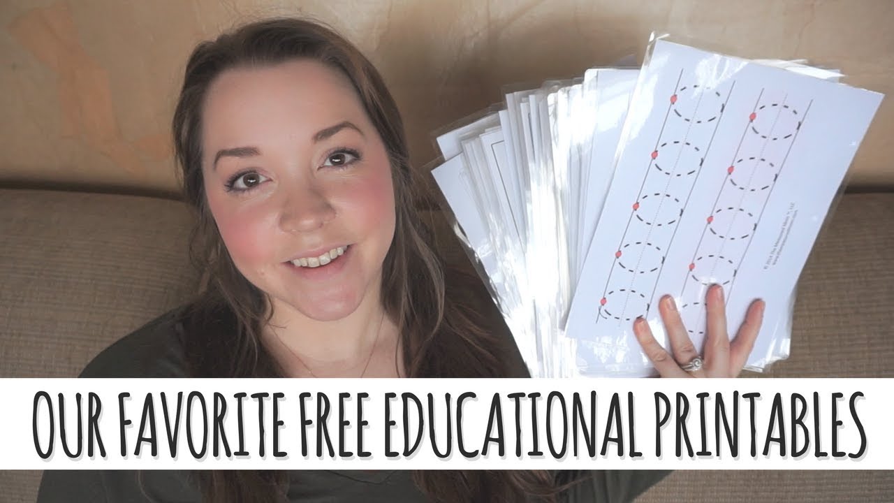 15+ of Our Favorite FREE Educational Printables // Part 1 - YouTube