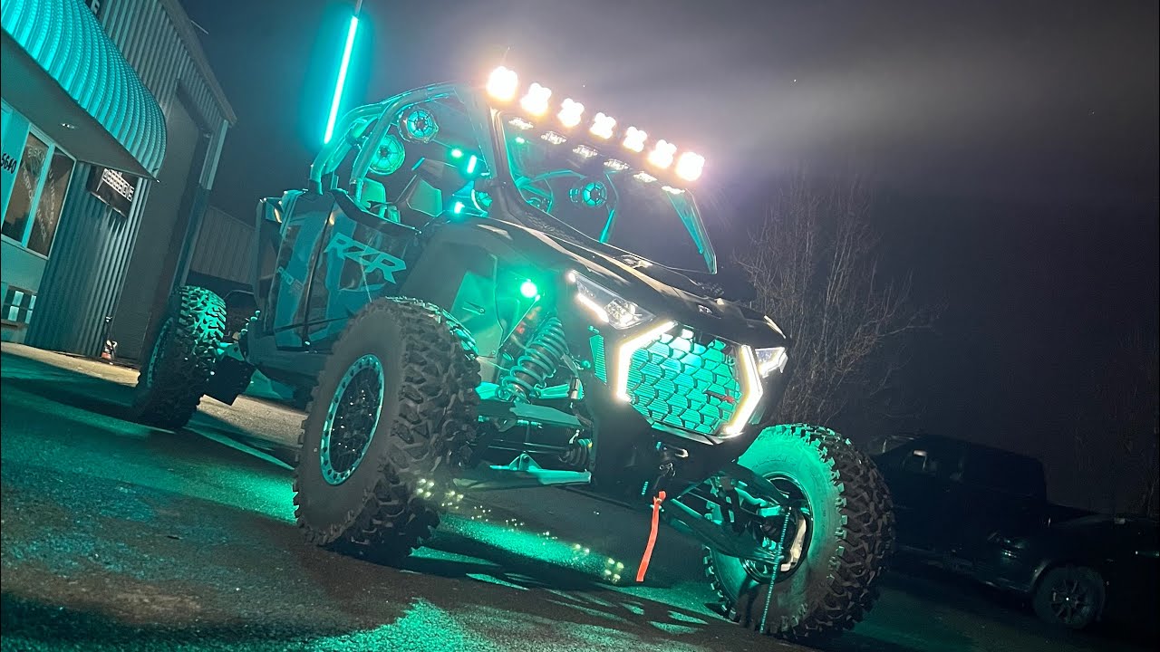 Light Up the Night: 2025 Polaris PRO R 4 Ultimate Build - YouTube
