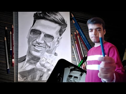 Akshay Kumar sketch/how to draw Akshay Kumar sketch/Akshay Kumar sketch ...