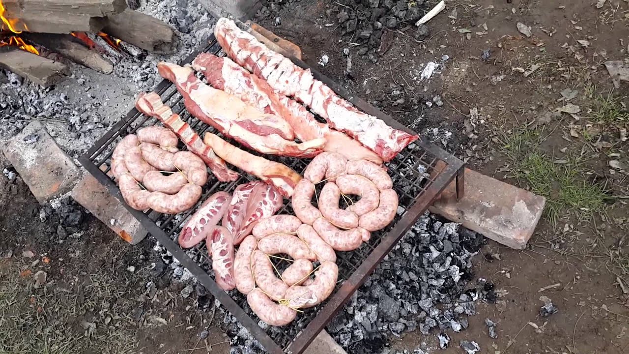 Asadito en el campo - YouTube