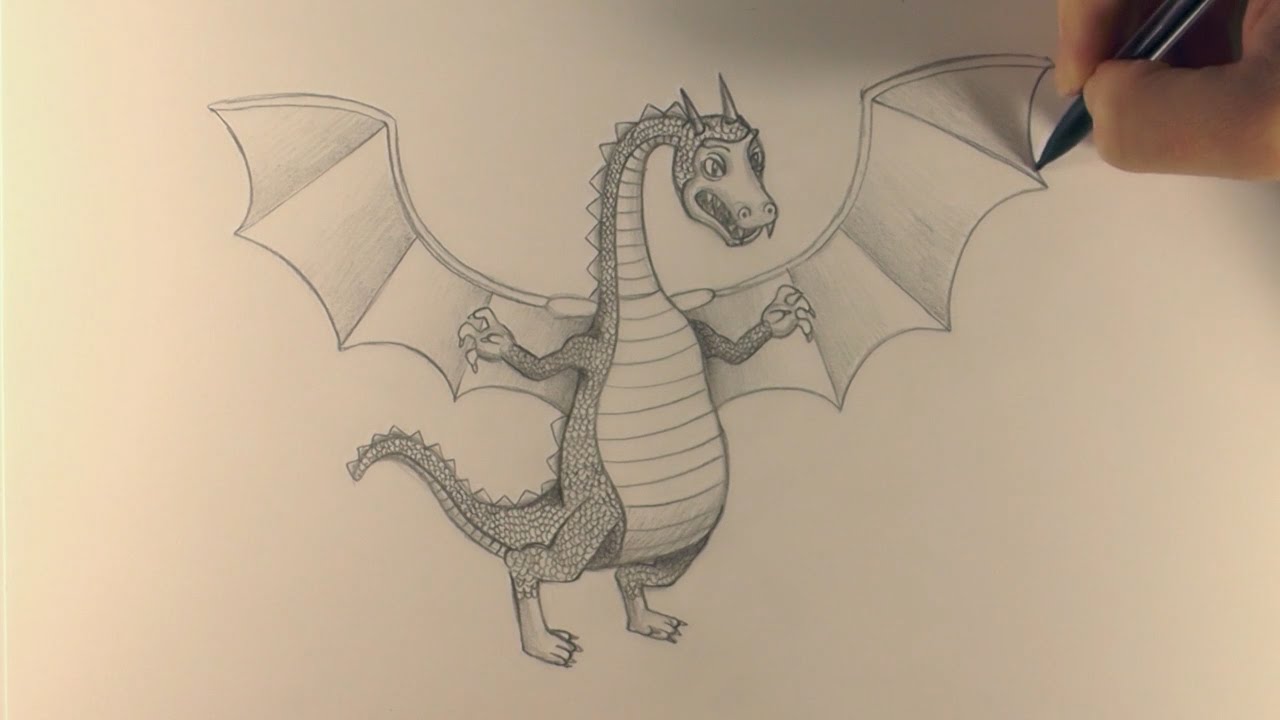 R.E.A.P: Concept Art: How to Draw a Dragon - Western Style - YouTube