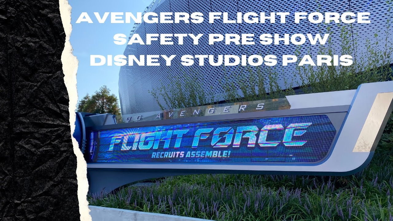 Avengers Flight Force Ride Safety Disney Studios Paris - YouTube