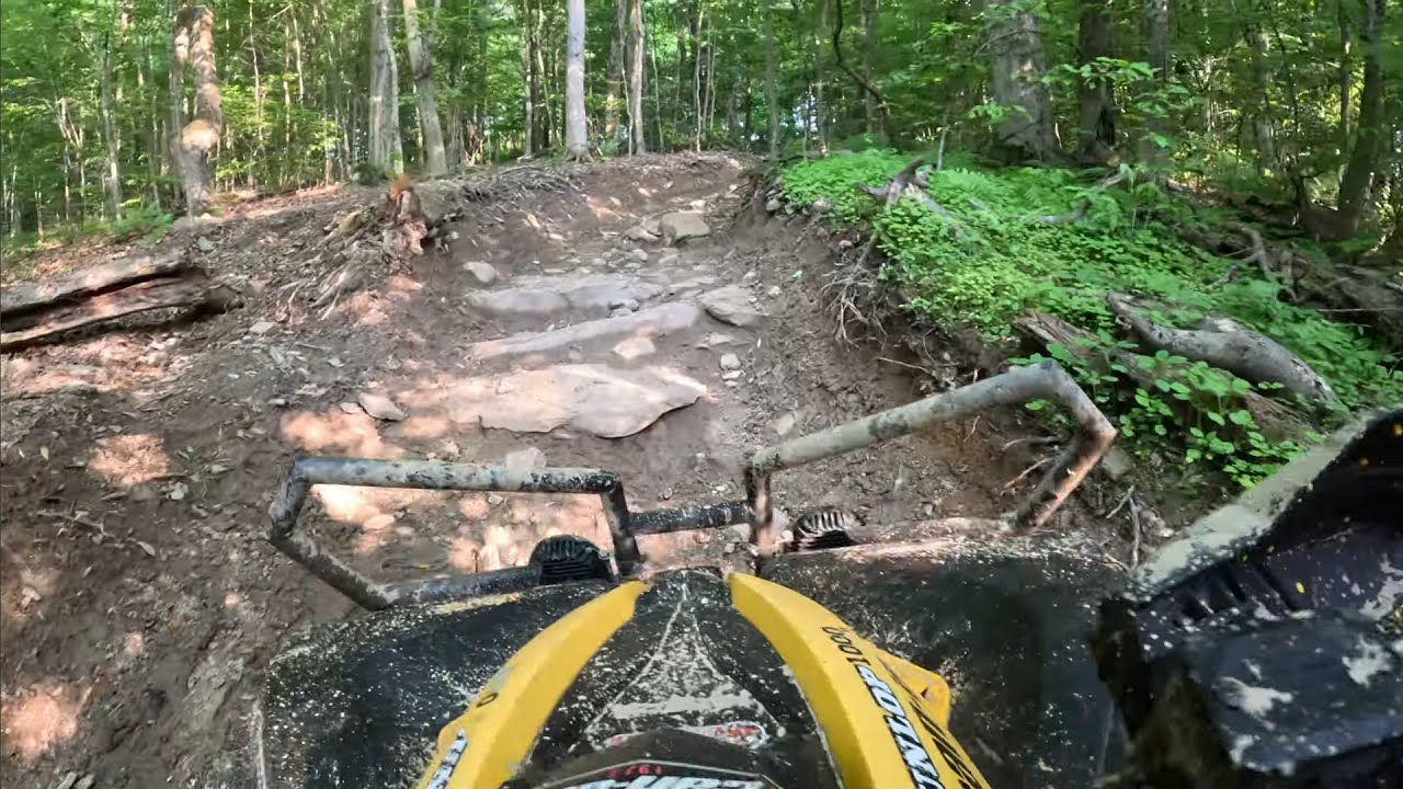TALL PINES atv park - riding difficult trails and obstacle course # ...