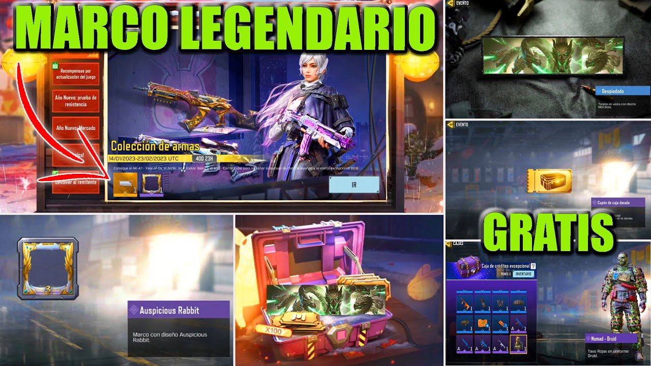 COMO CONSEGUIR EL MARCO LEGENDARIO DEL CHAT Y LAS CAJAS GRATIS COD ...