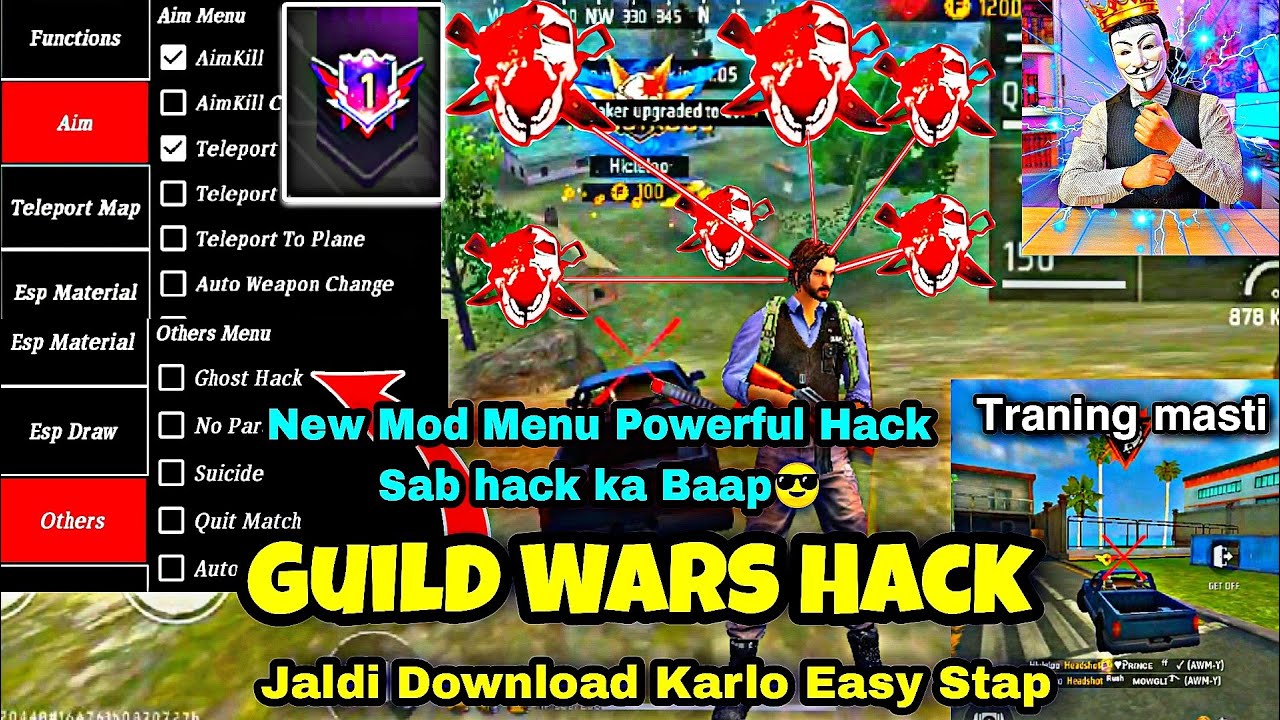 Free fire Guild Wars Hack | free fire new mod menu hackff| ffhack ...