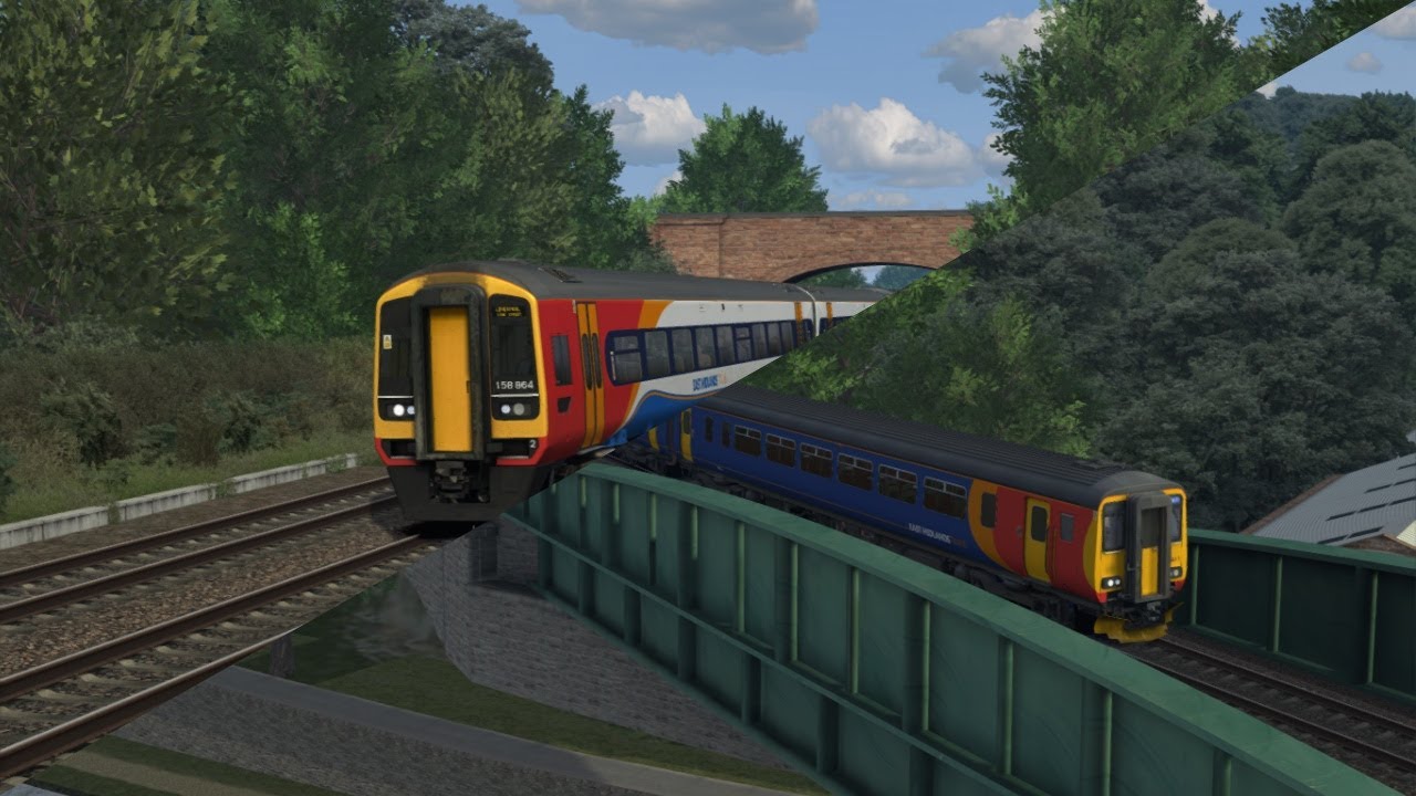 Train Simulator | AP Class 158 (C EP)/156 | 1R54 15:48 Norwich ...
