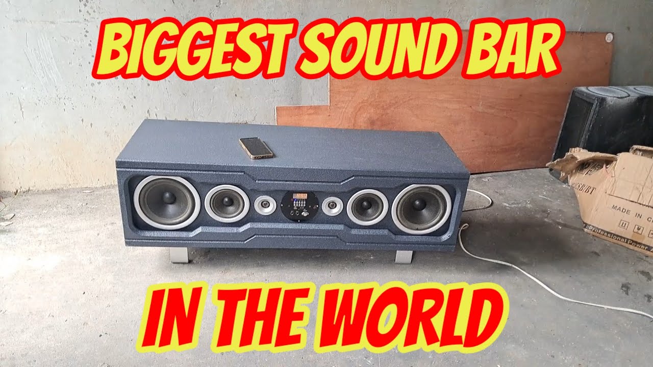 BIGGEST SOUND BAR IN WORLD - YouTube