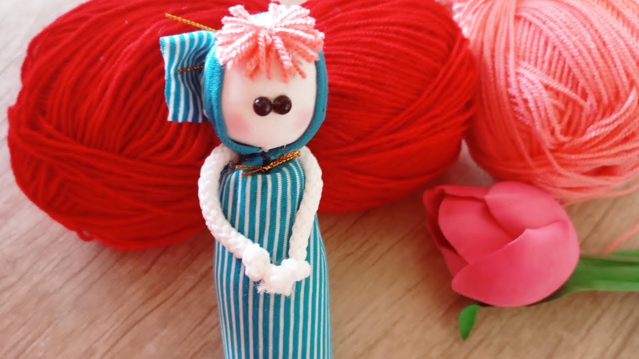 Make two interesting and simple ideas with fabric/baby doll easily ...