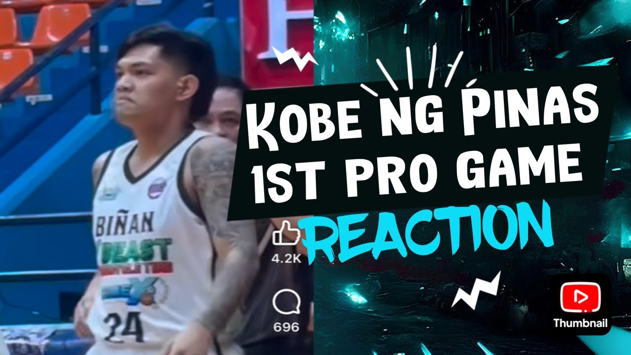 Kobe ng Pinas, Jonah Jacob, 1st professional basketball game PSL BINAN ...