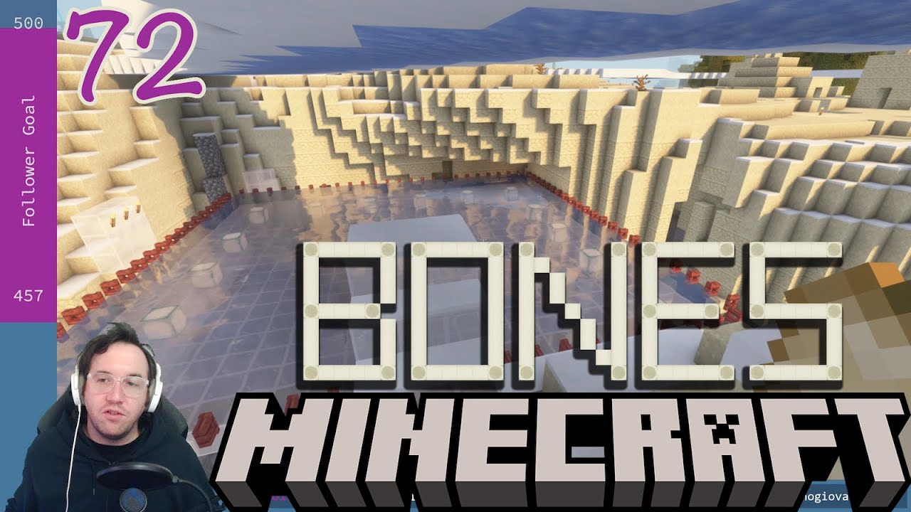[Minecraft] Bones SMP ~ S01 E72 ~ Frost Walker PVP Knockback Arena for the Winter Festival ...