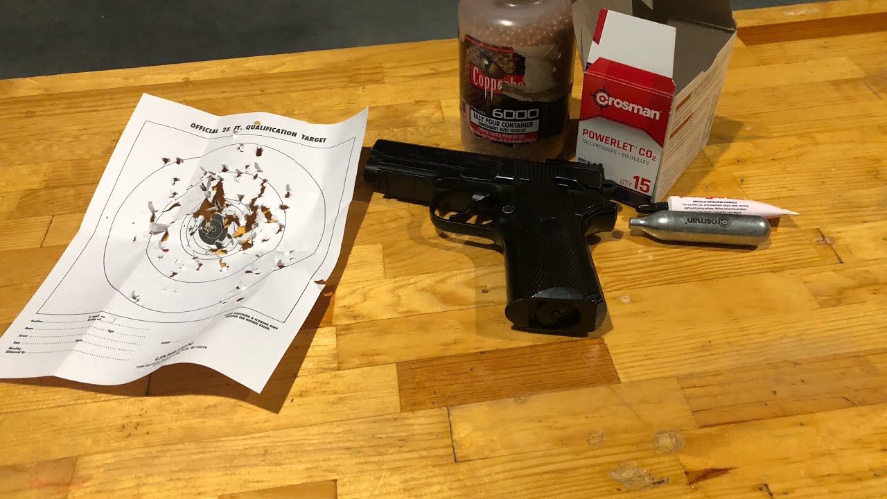 Airgun Co2-Colt defender review testing - YouTube