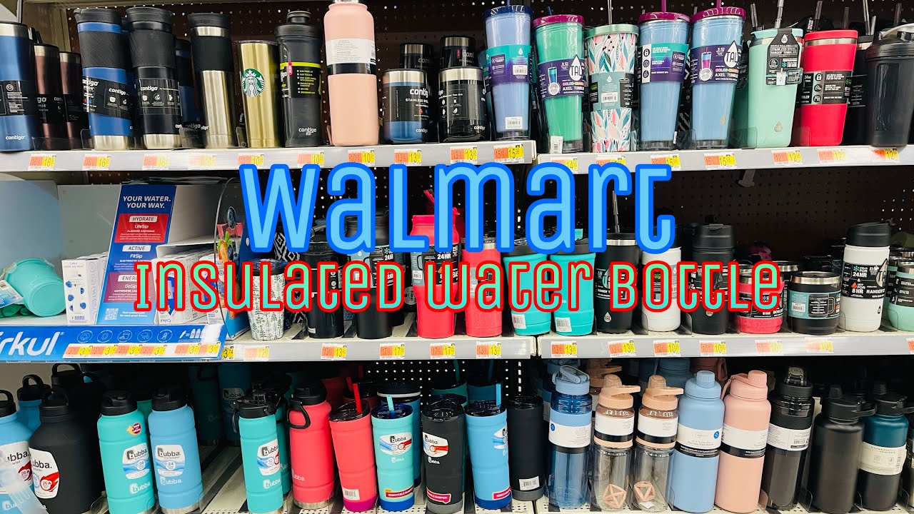 WALMART INSULATED HOT AND COLD WATER BOTTLES - YouTube