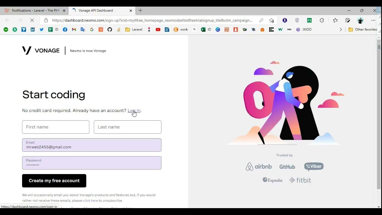 Send SMS Notification or Messages to Phone Laravel is powered by Vonage(Nexmo) - YouTube