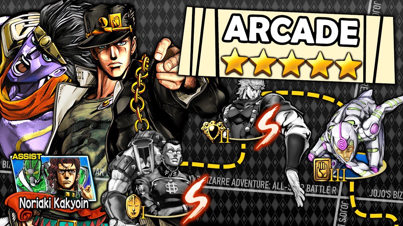 Jotaro (Part 3) - S RANK ONLY Arcade Mode (5★) - JoJo’s Bizarre ...