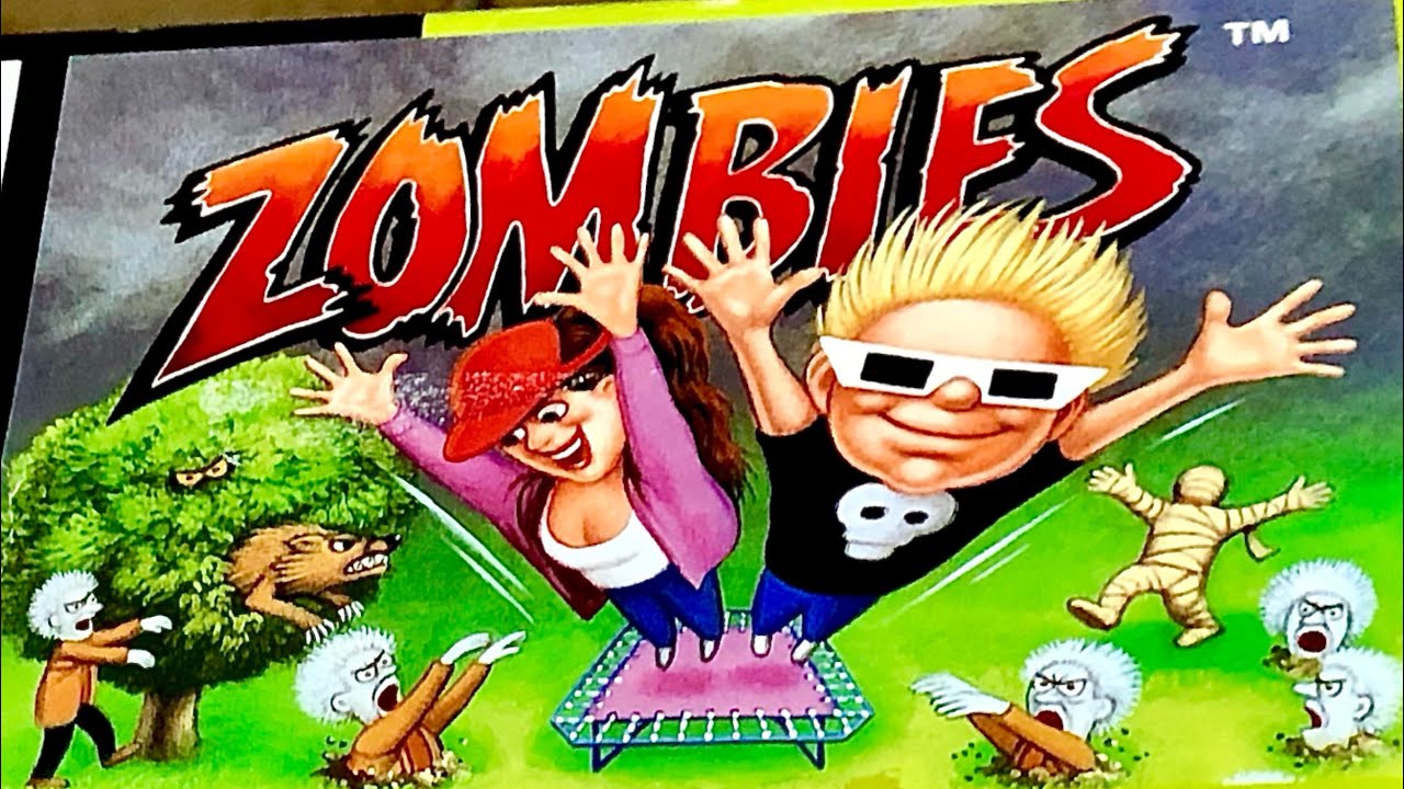 GAMEPLAY & PRESENTING: Zombies (1993) - Nintendo Supernintendo SNES Pal ...