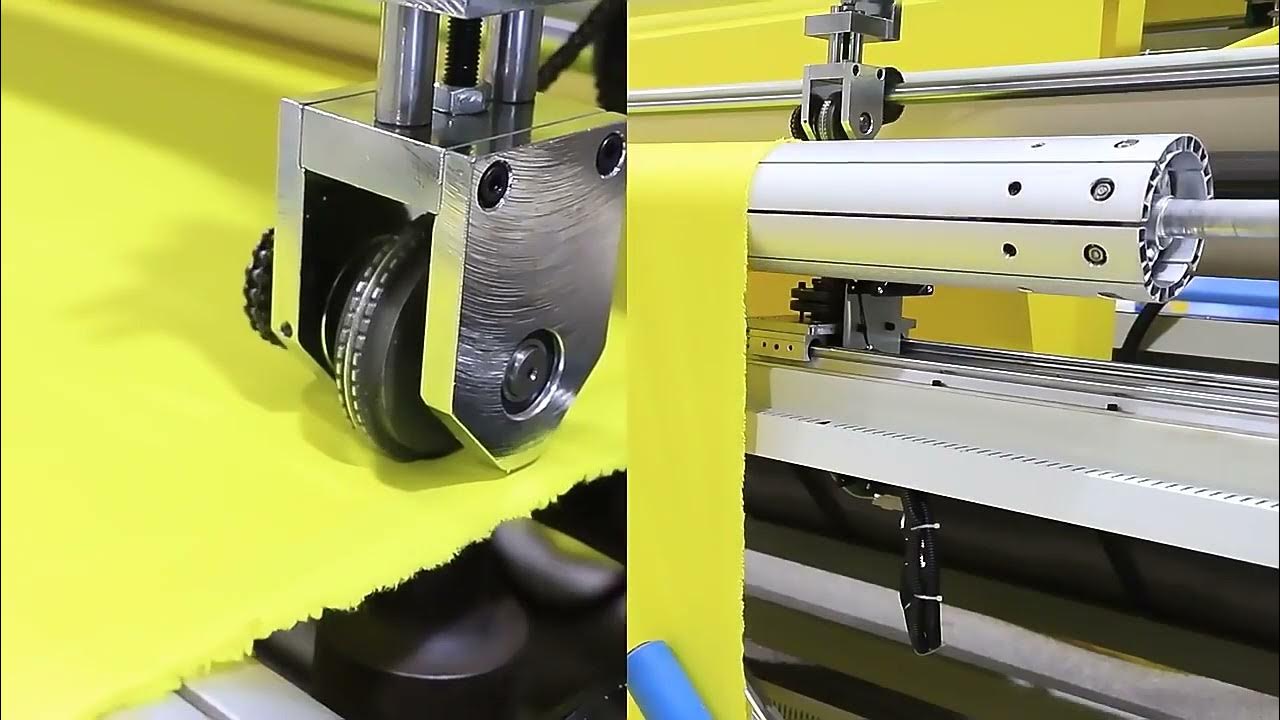 Ultrasonic cutting machine - YouTube