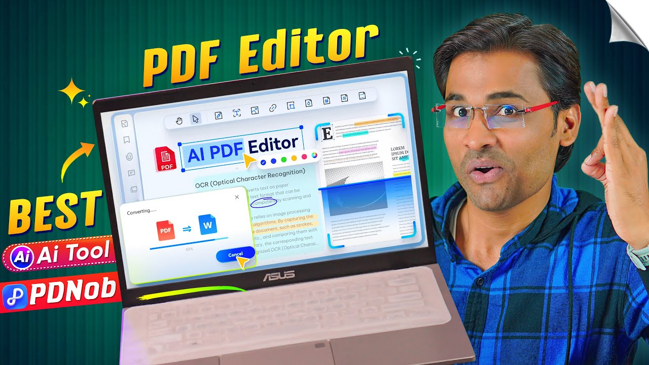 Best Free PDF Editor 2026📝 | How to Edit PDF File | Tenorshare PDNob with AI Tools, OCR, Editing ...